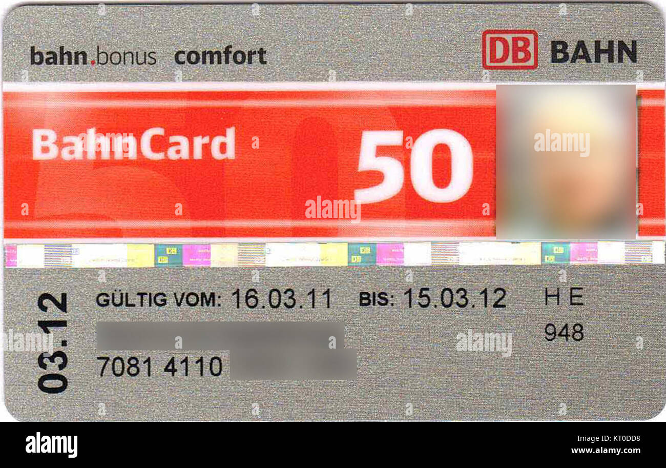 The BahnCard 50 Comfort is a special travel card offered by Deutsche ...