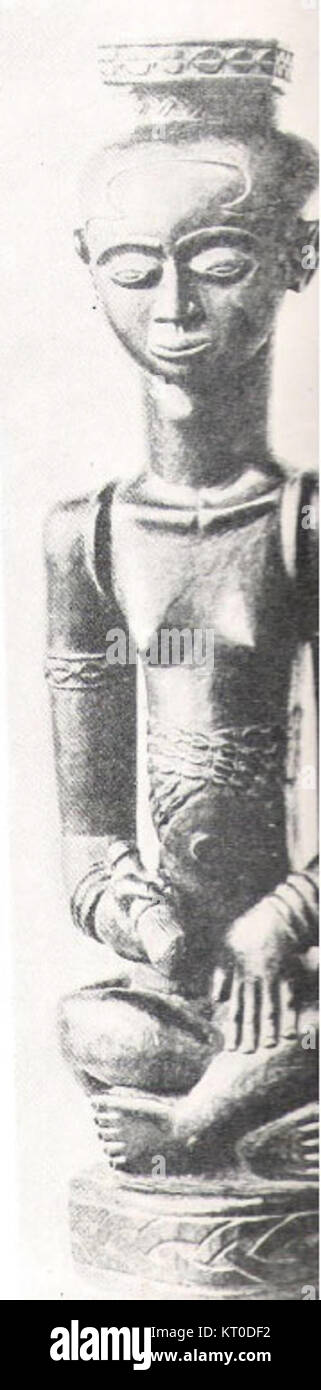 This Bakuba sculpture originates from the Belgian Congo, now the ...