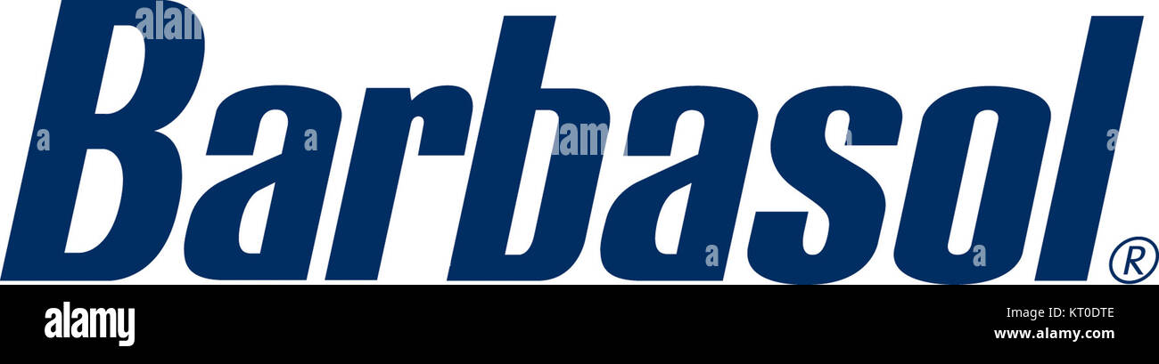 The Barbasol Logo 282 features a blue color scheme, representing the ...
