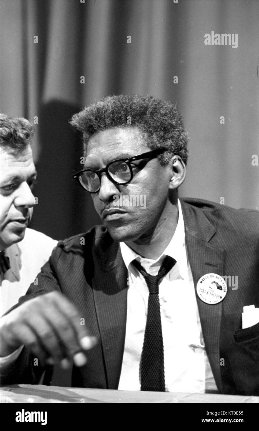 Bayard rustin 1963 hi-res stock photography and images - Alamy