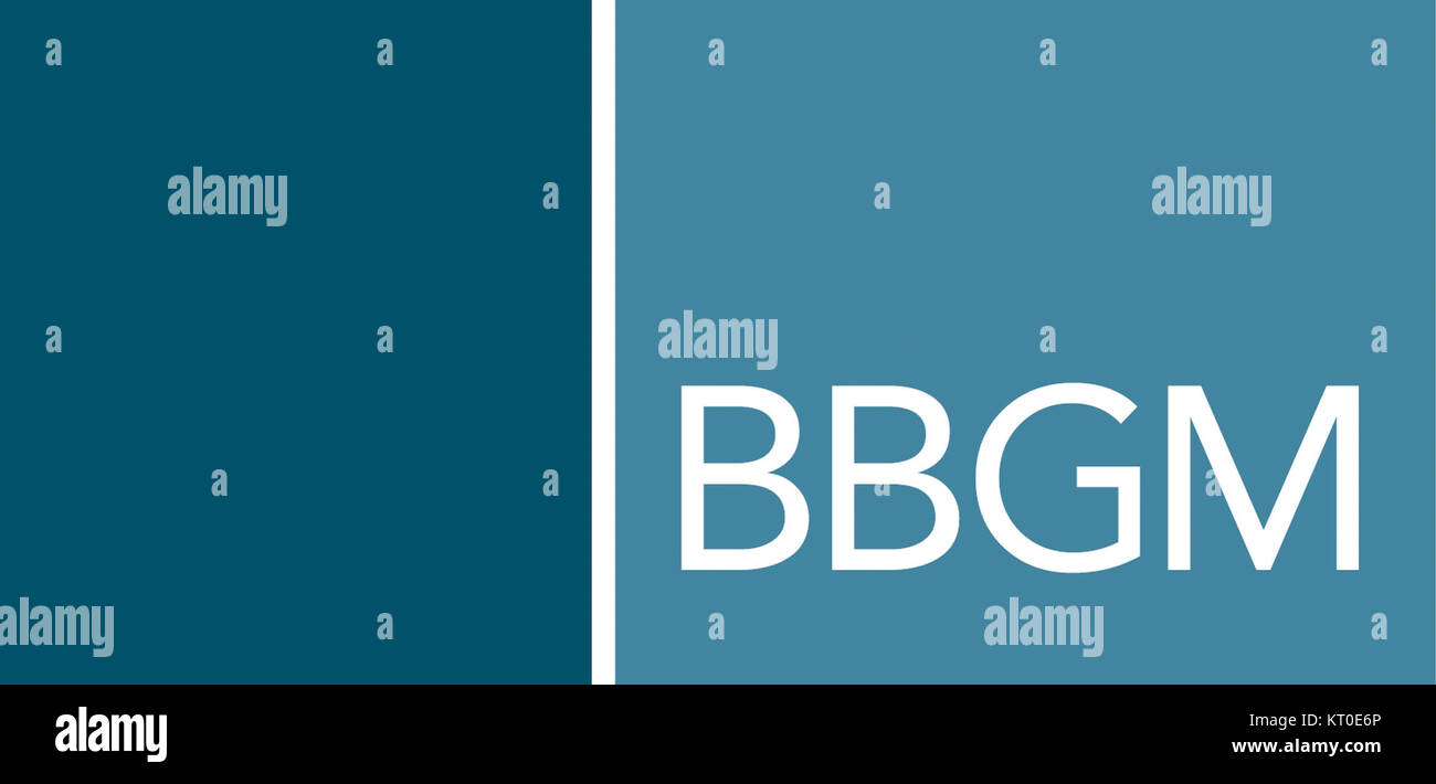 Image of the BBGM logo from 2014, presented in RGB color format. The ...