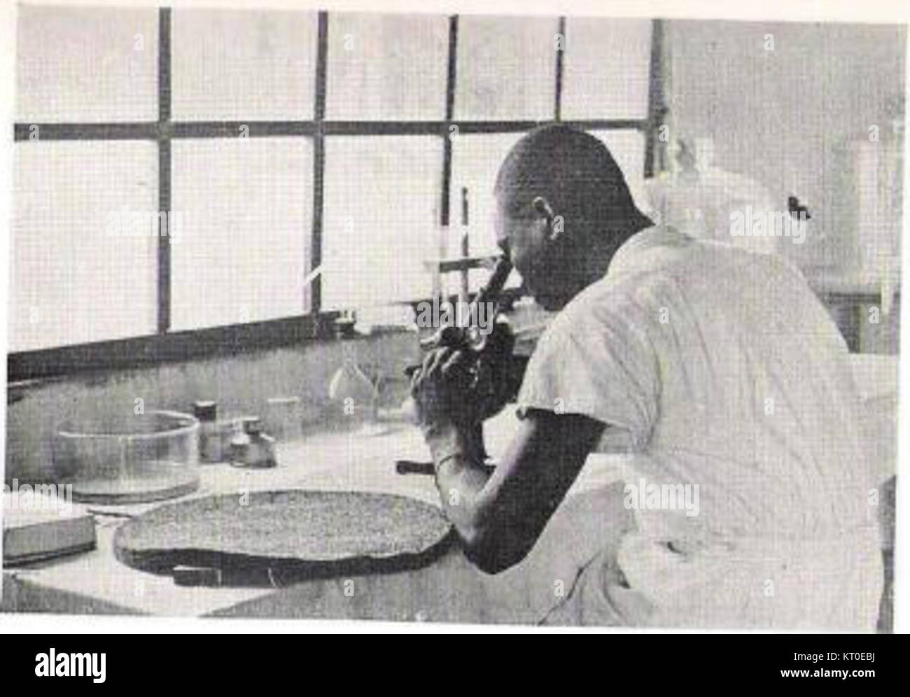 This image references a medical student from the Belgian Congo, an area ...