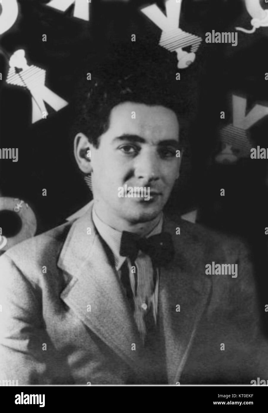 A 1944 photograph of Leonard Bernstein, an influential American ...