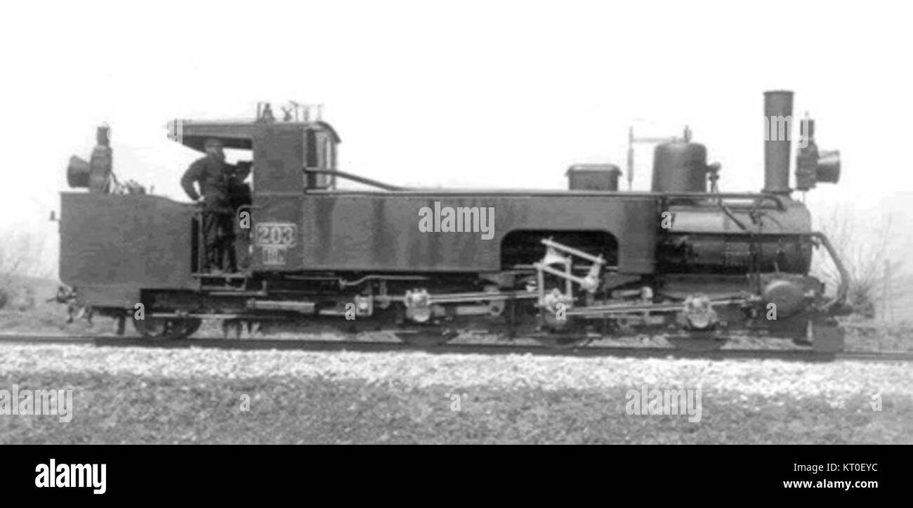 The BHStB 203 21 refers to a specific locomotive or train from a ...