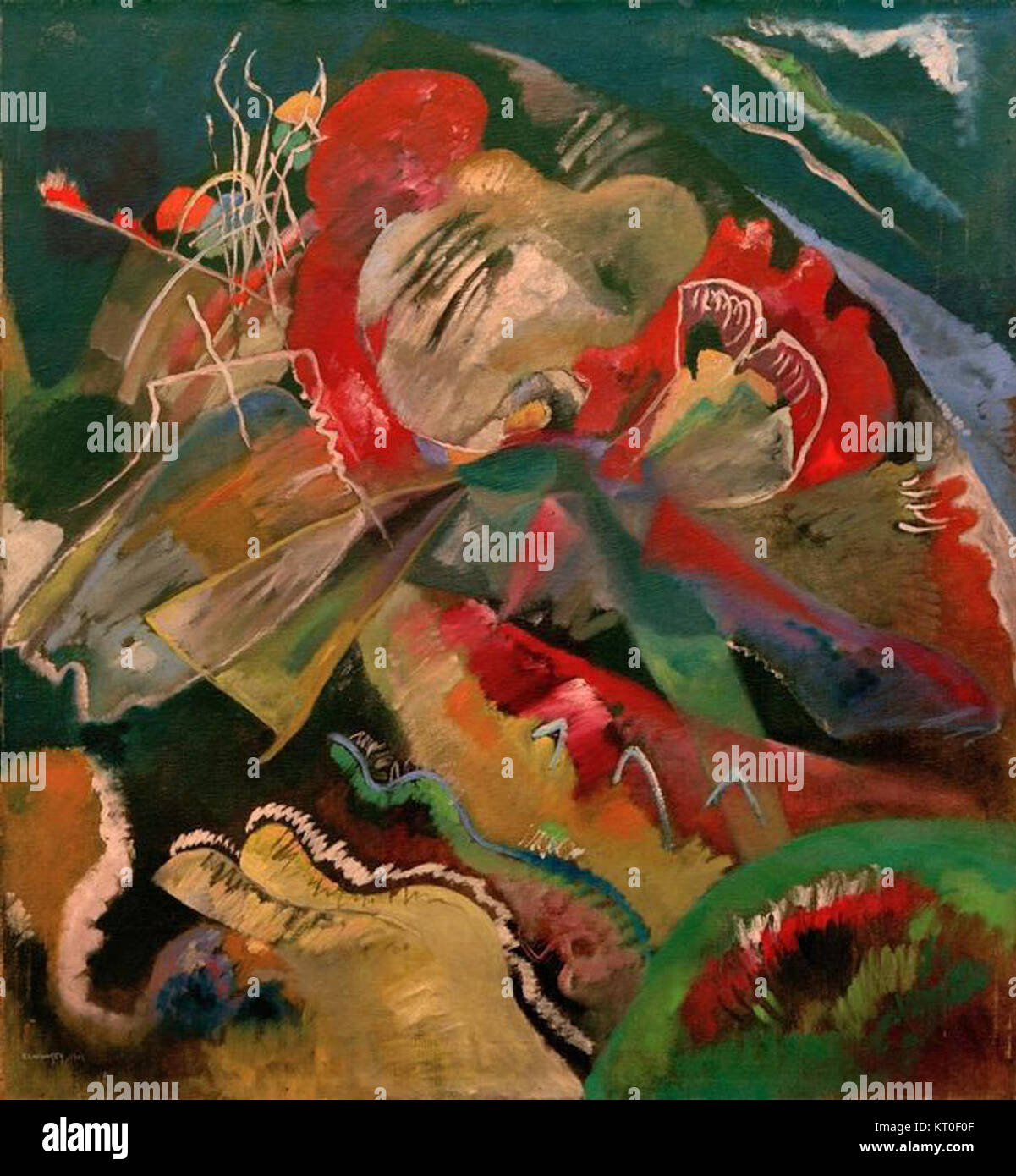 Abstract painting wassily kandinsky hi-res stock photography and images ...