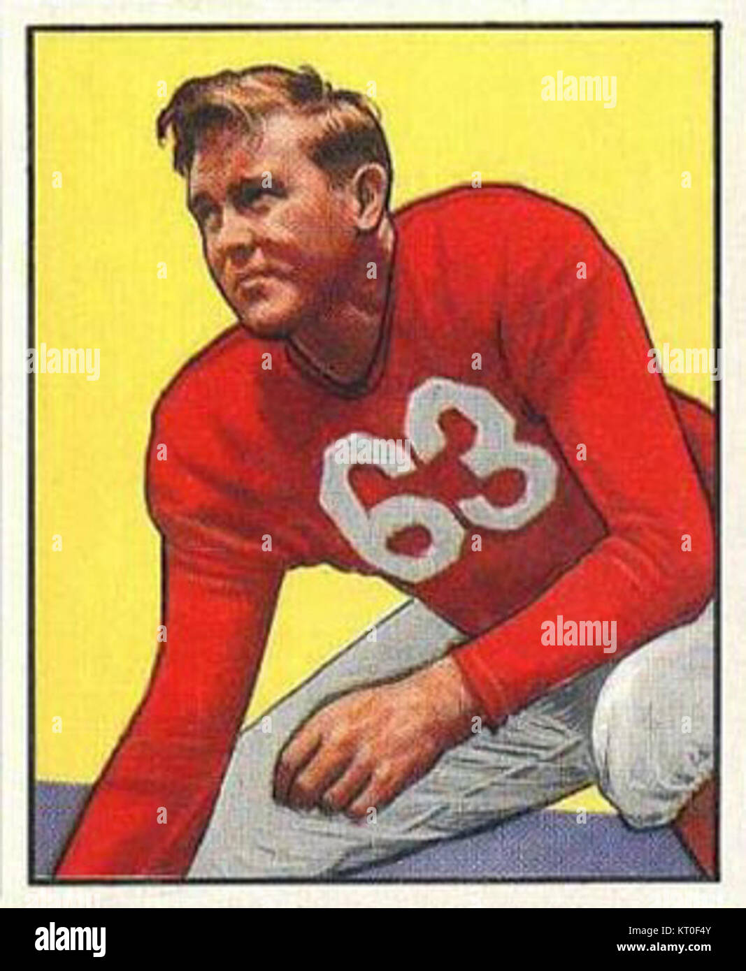 This 1950 Bowman trading card features Bill Blackburn, an athlete known for his contributions to ...