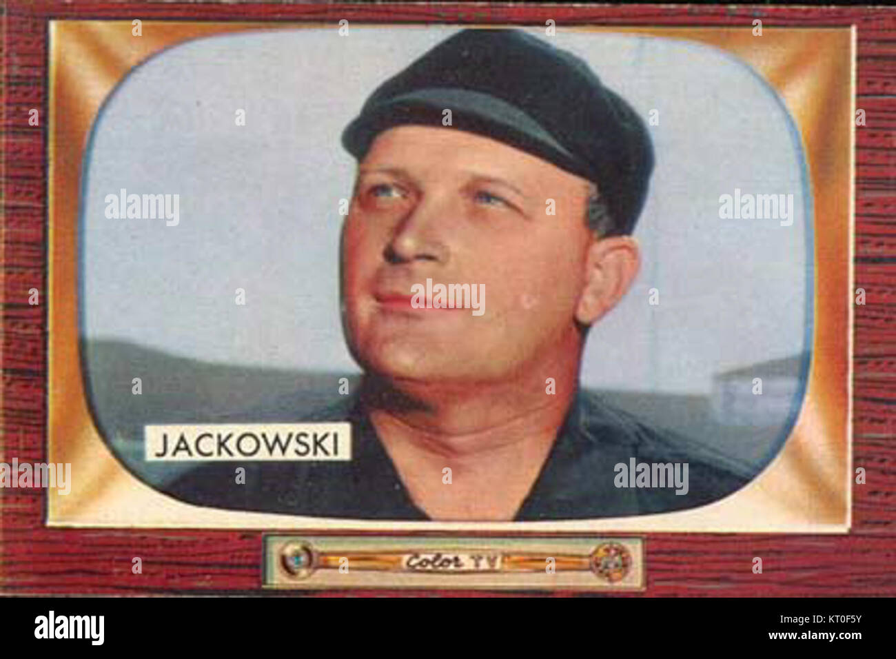 Portrait of Bill Jackowski, an American football player known for his ...