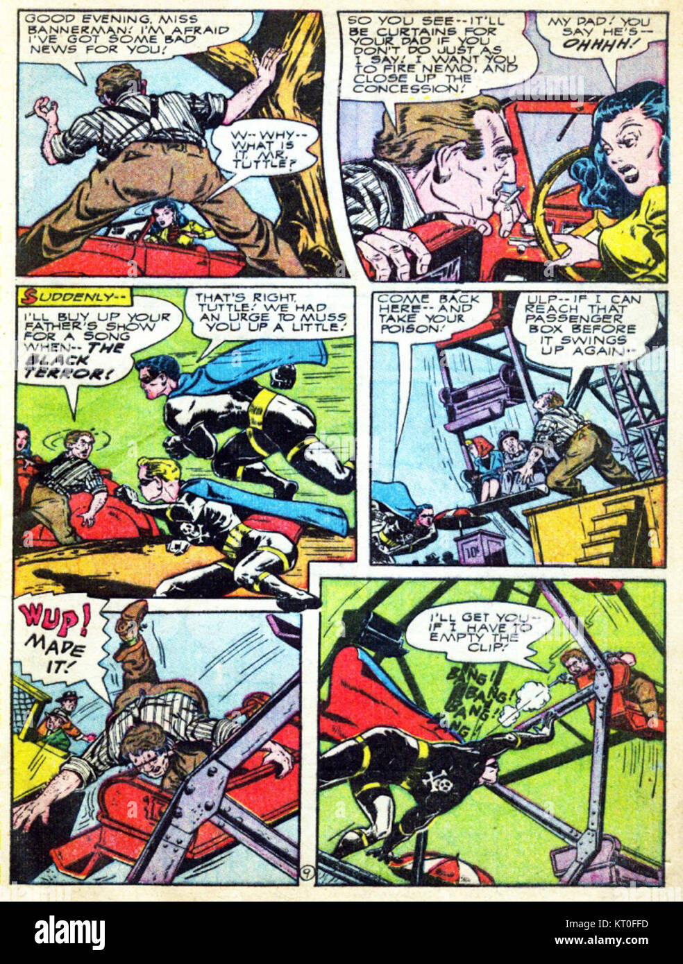 The *Black Terror* is a vintage comic book character introduced in the ...