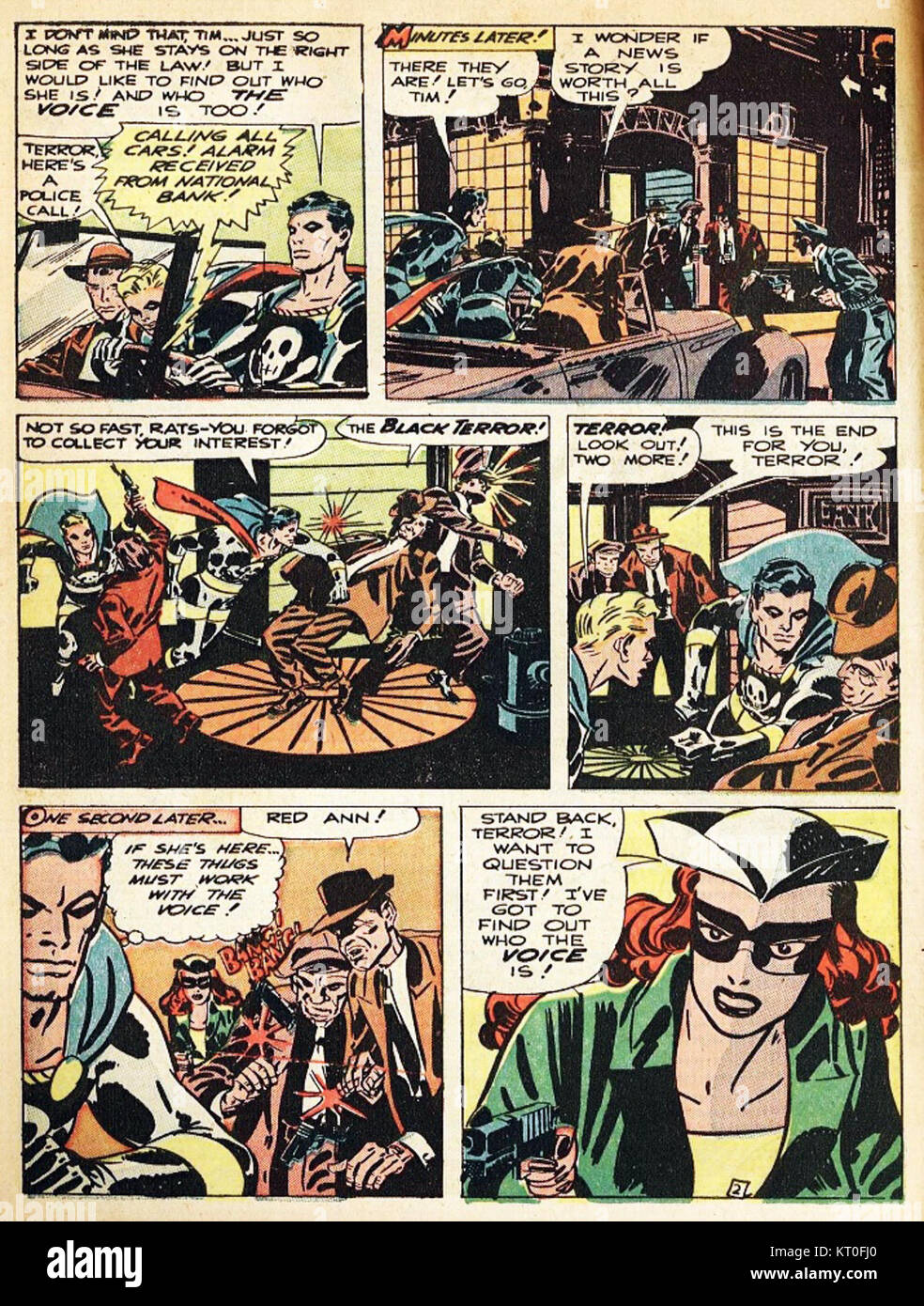 Black Terror is a classic comic book character from the Golden Age of ...