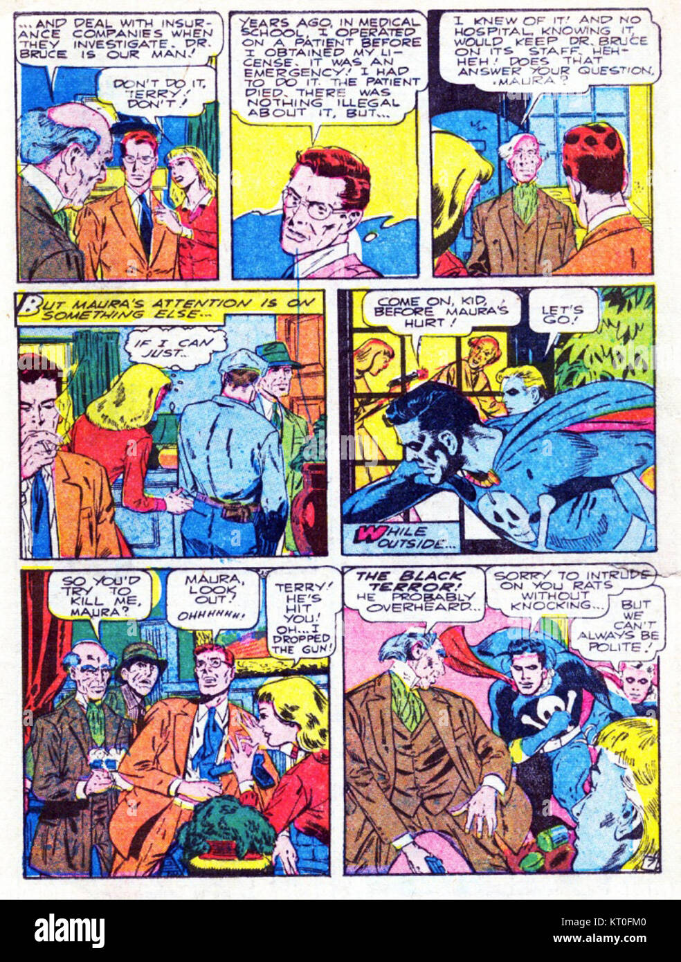 Black Terror is a comic book character created by writer Richard E ...