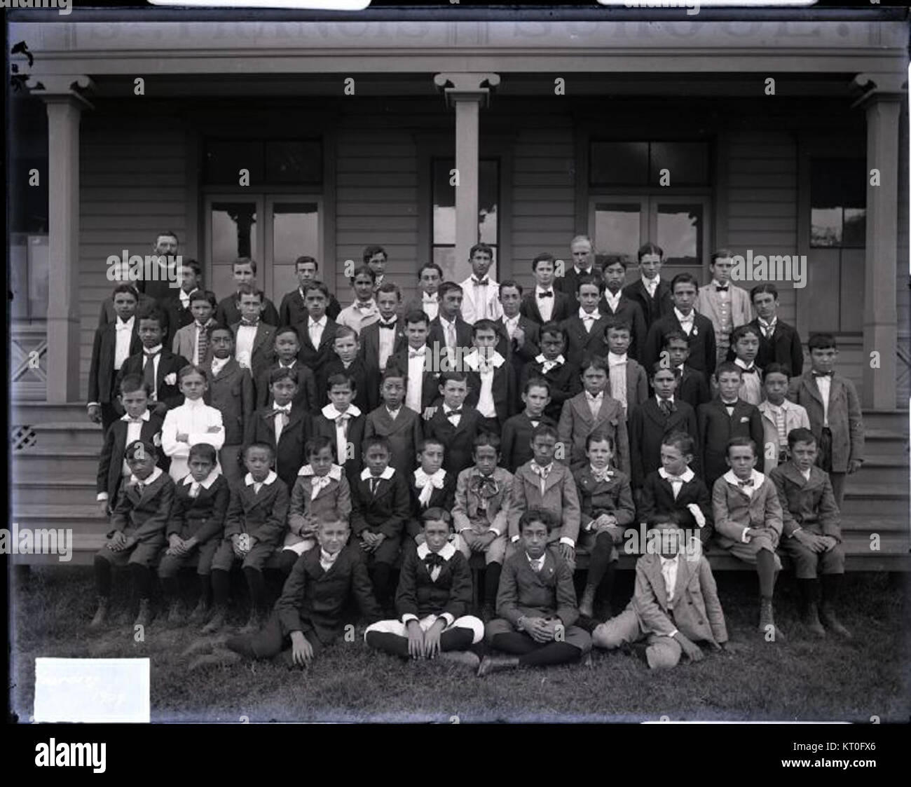 A historical photograph taken by Brother Bertram of Boarders Saint ...