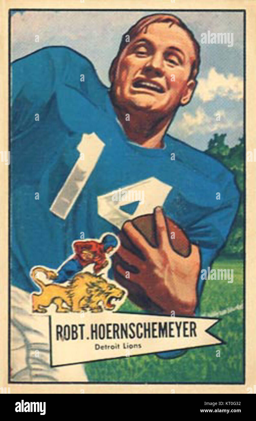 The 1952 Bowman card of Bob Hoernschemeyer is a notable piece for ...