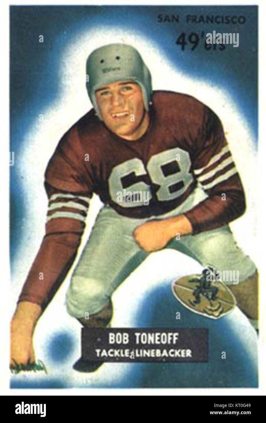 Bob Toneff - 1955 Bowman Stock Photo - Alamy