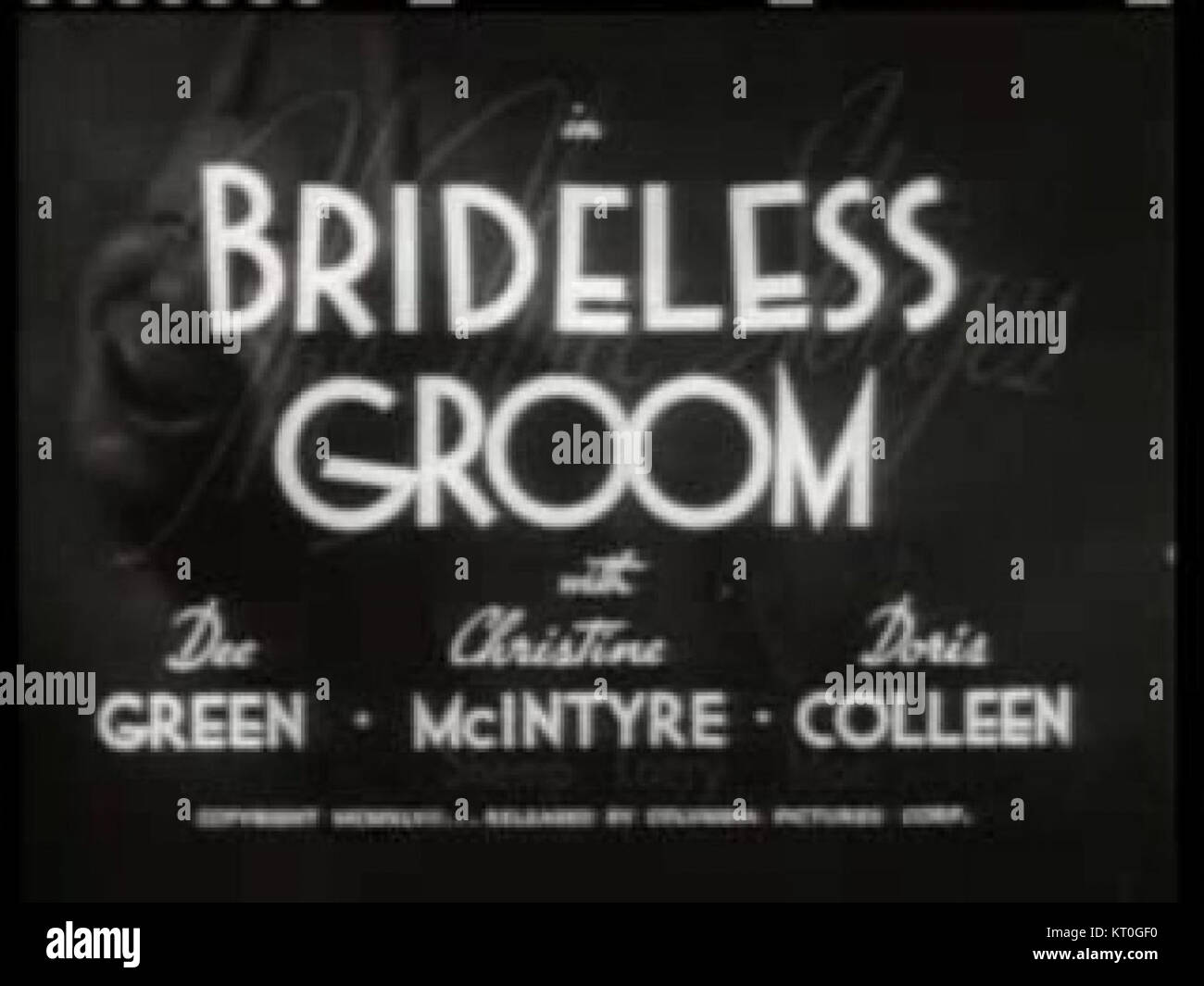 The 1947 film Brideless Groom is a classic comedy directed by Frank ...