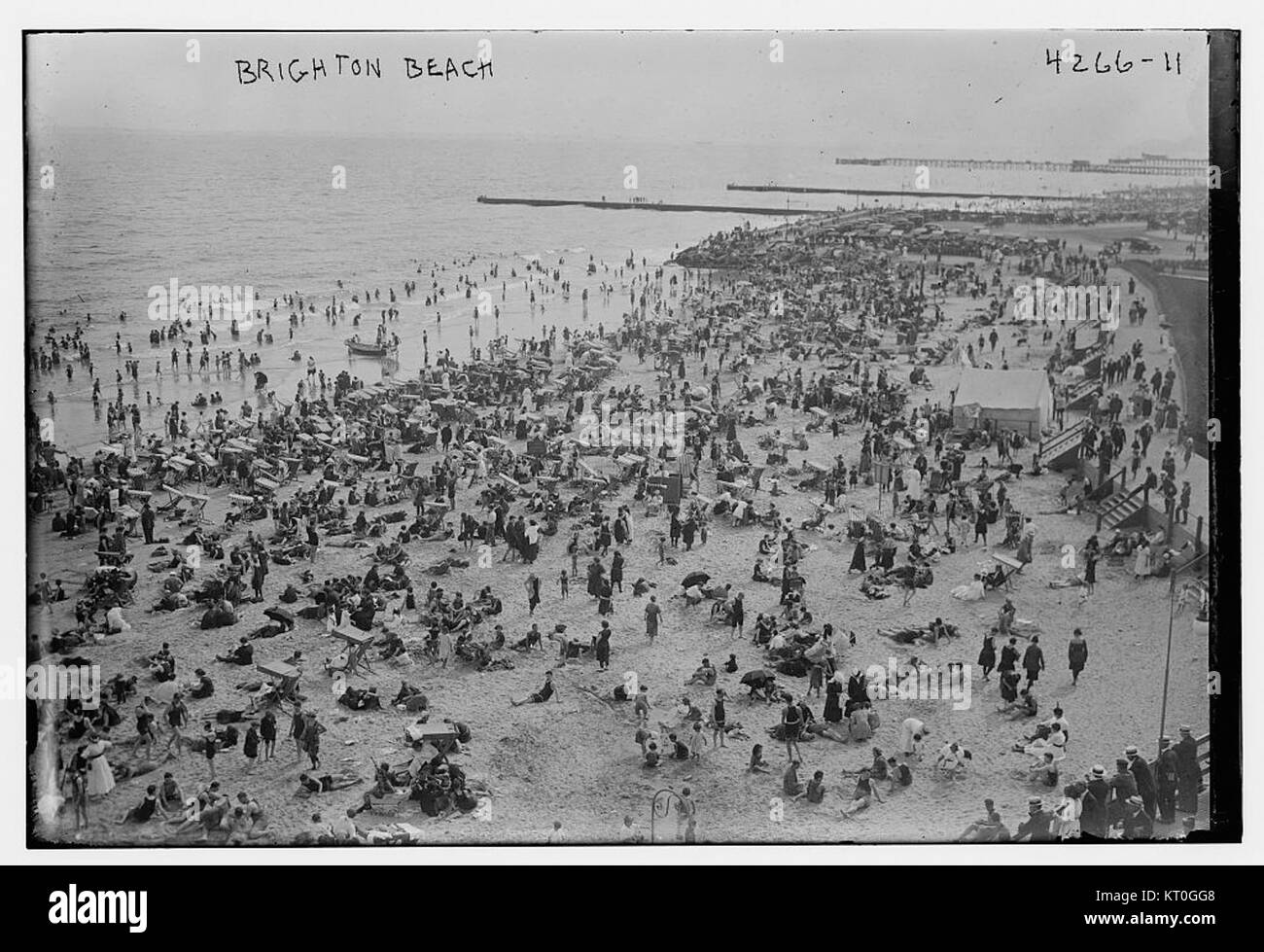 Brighton Beach, located in the United Kingdom, is a popular coastal ...
