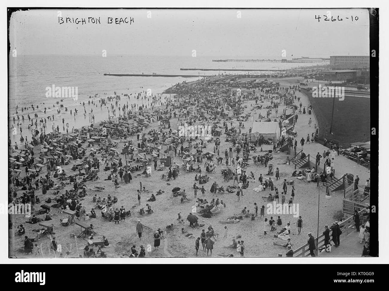Brighton Beach in the United Kingdom is known for its iconic seafront ...