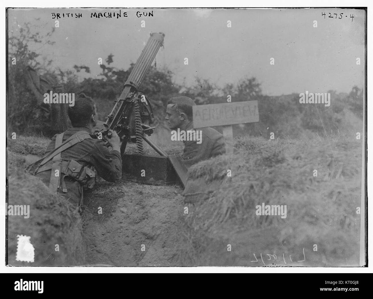 British machine gun hi-res stock photography and images - Alamy