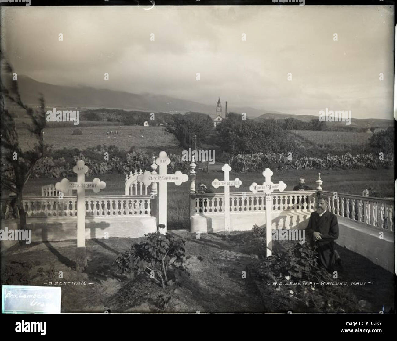This photograph taken by Brother Bertram shows the grave of Bro ...