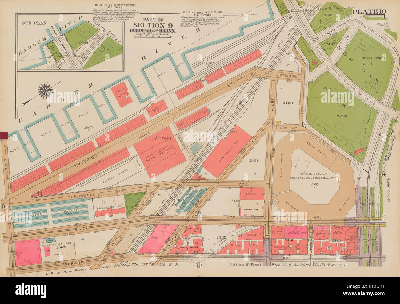 Bronx map hi-res stock photography and images - Alamy