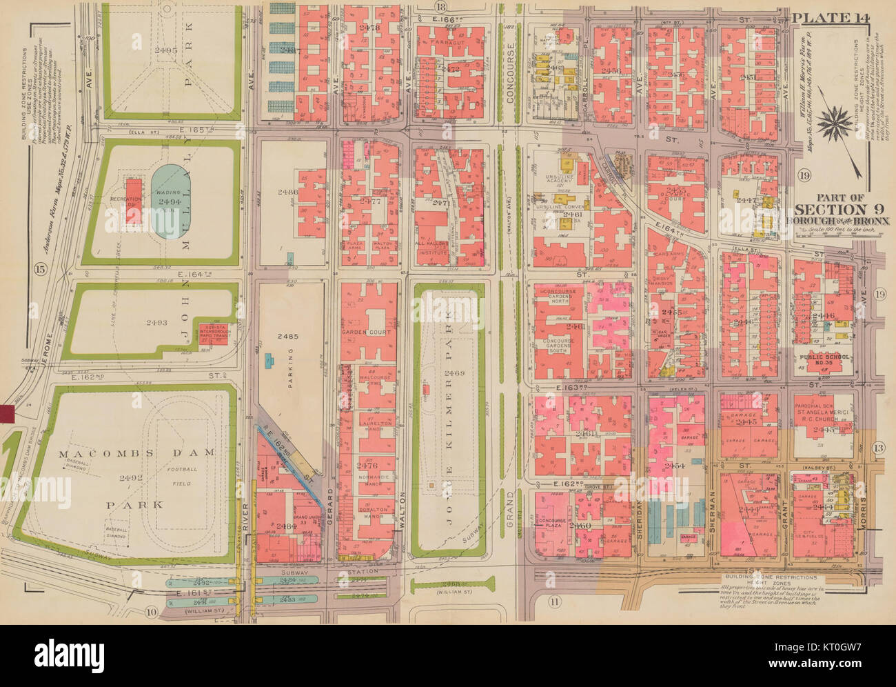 Bromley Bronx Plate 14, published in 1942 and corrected in 1957, is a ...