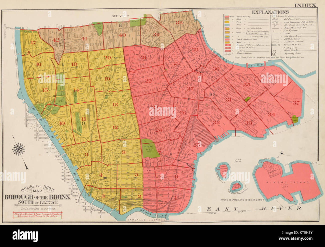 The Bromley Bronx volume index, published in 1942, is a detailed map ...