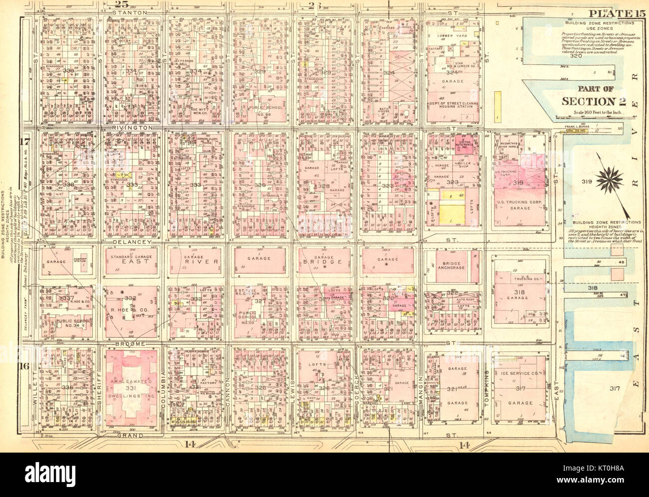 The Bromley Manhattan Plate 015, published in 1927, is a historic ...