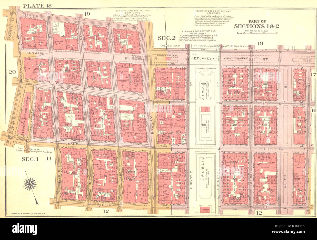 Bromley Manhattan Plate 018, published in 1955, features a design that ...