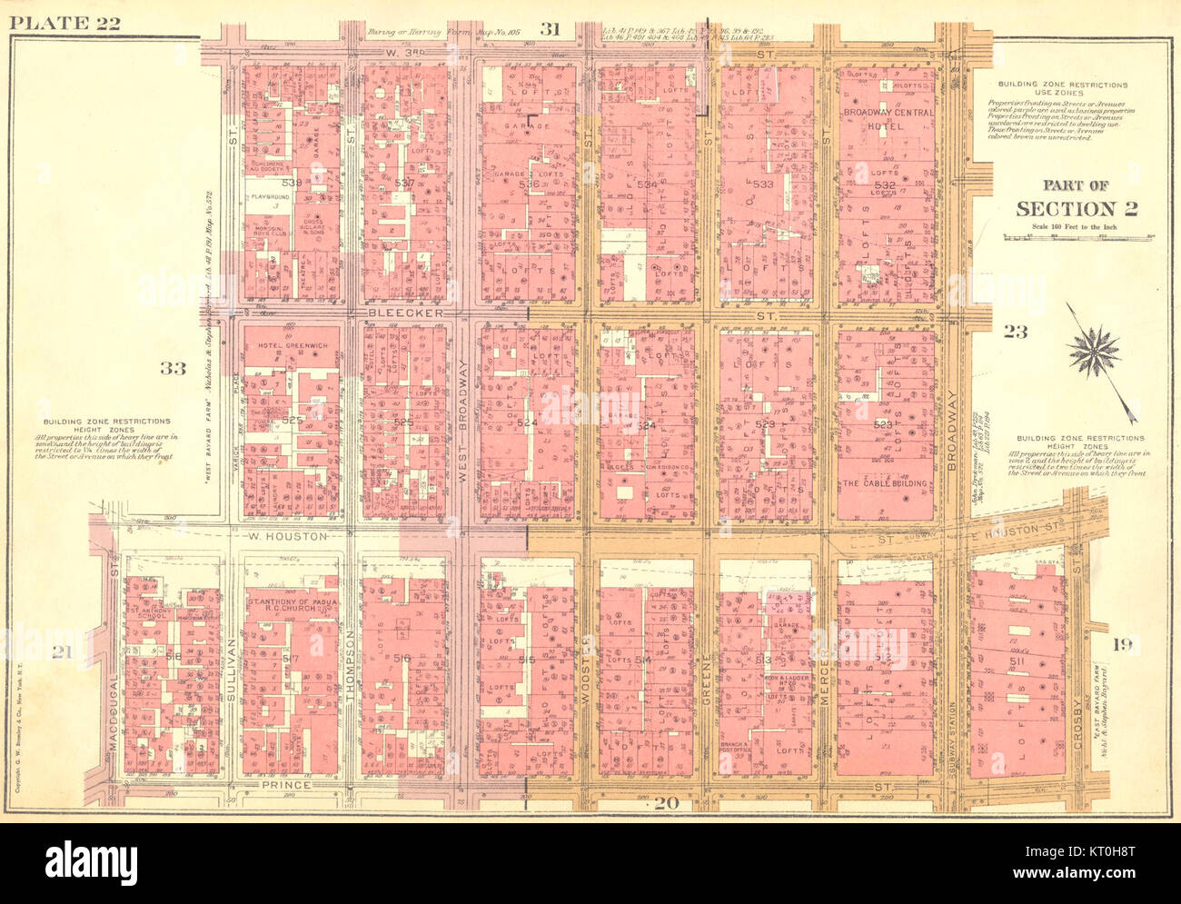 The *Bromley Manhattan Plate 022*, published in 1955, is likely an art ...