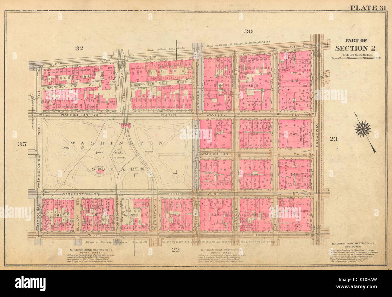 Bromley Manhattan Plate 031 publ. 1930 Stock Photo - Alamy