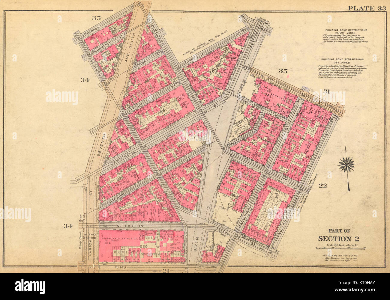 Bromley Manhattan Plate 033, published in 1930, is a historical image ...