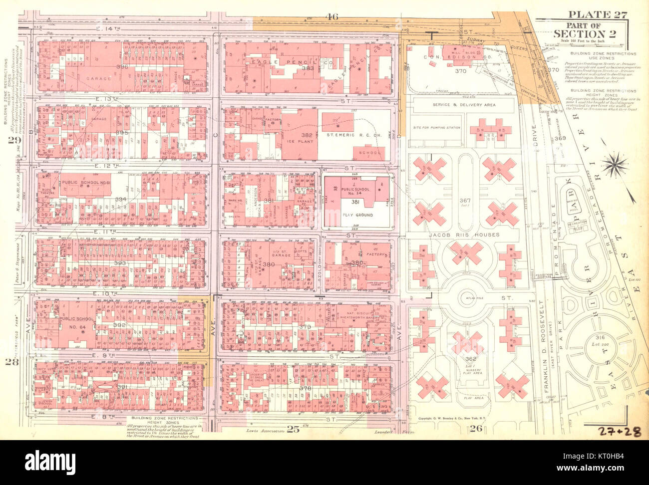 The Bromley Manhattan Plate 027, published in 1955, is part of a ...