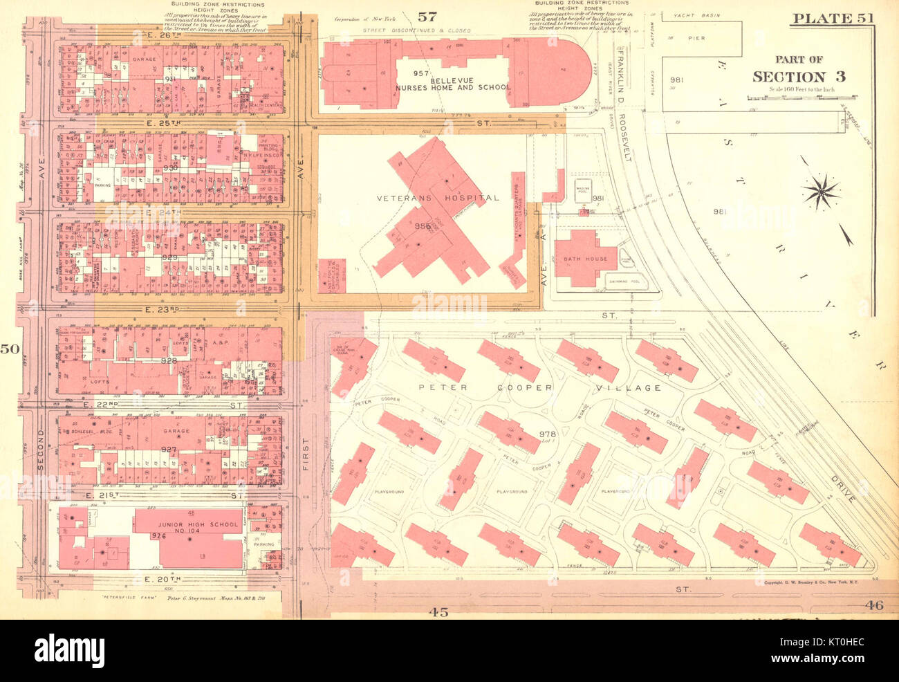 The Bromley Manhattan Plate, published in 1955, is a historical ...