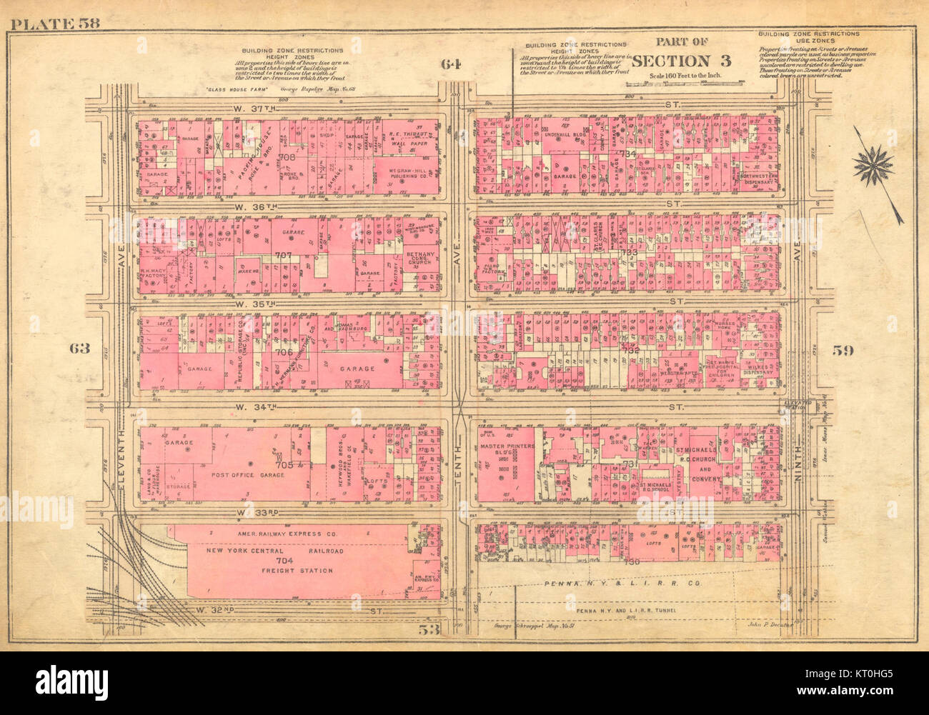 1930s manhattan map hi-res stock photography and images - Alamy