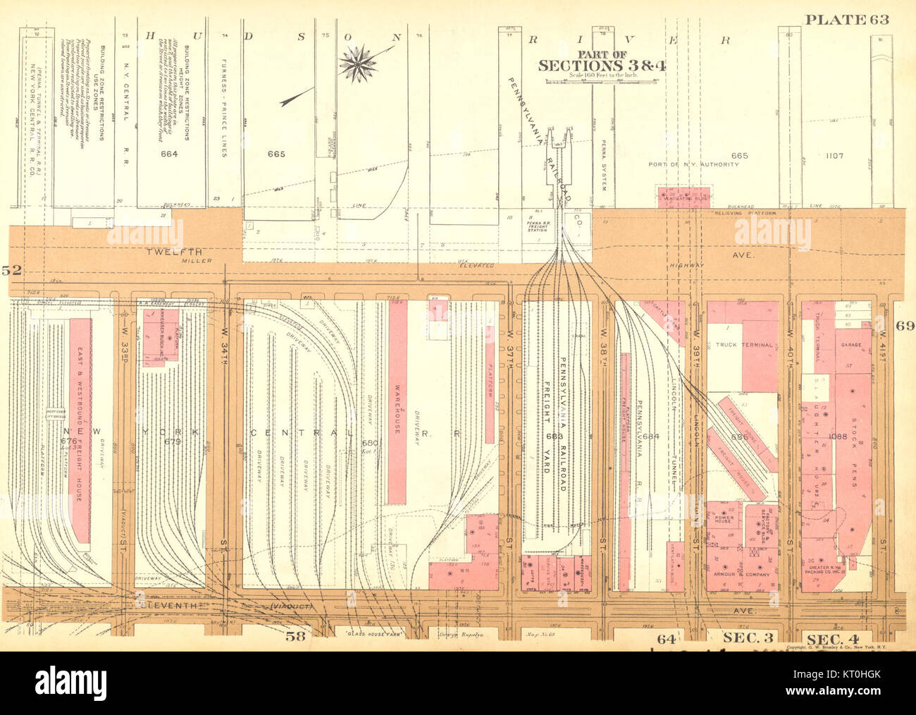 The Bromley Manhattan Plate, published in 1955, offers a depiction of ...