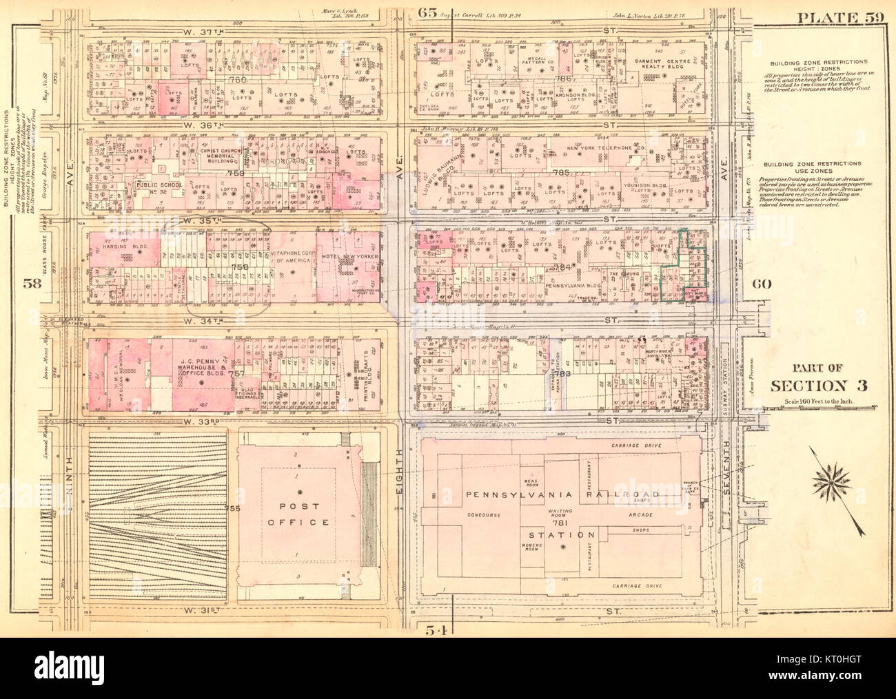 The Bromley Manhattan Plate 059, published in 1927, is a collector's ...
