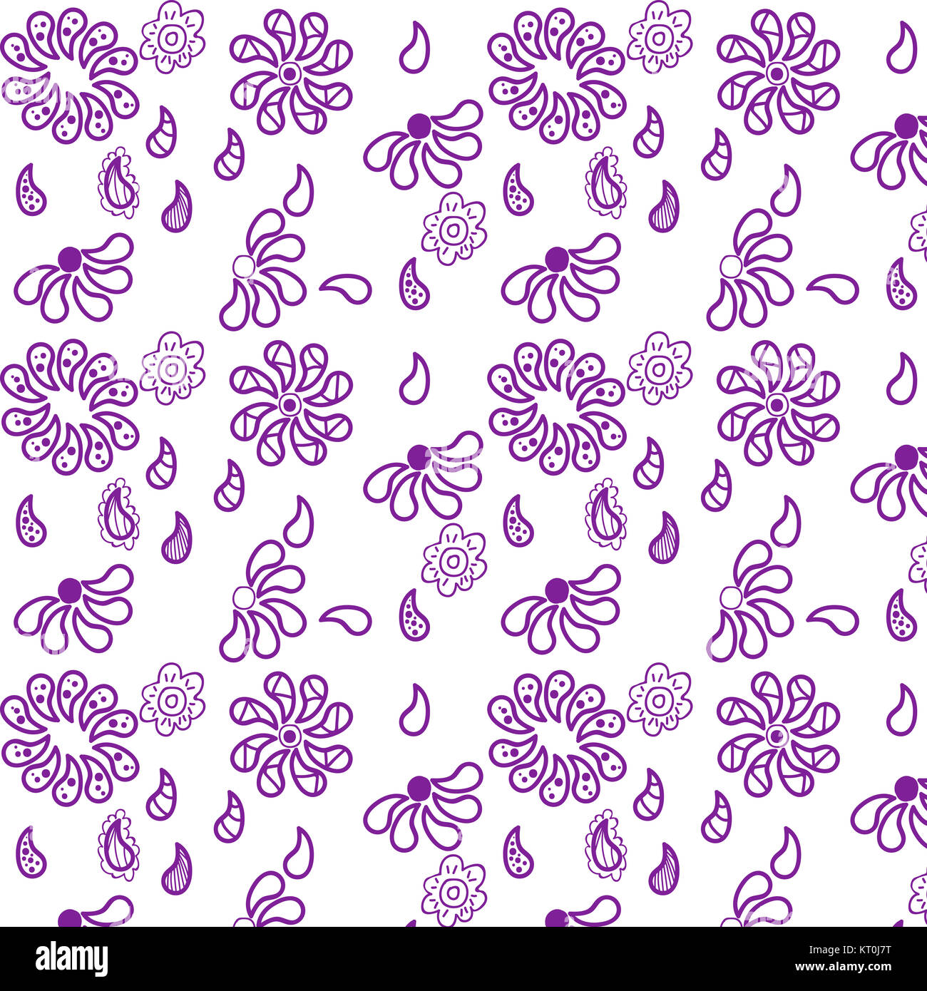 Tiny flowers seamless pattern Stock Photo - Alamy