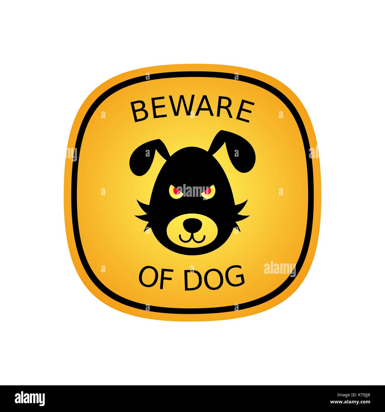 Beware of dog Stock Photo - Alamy