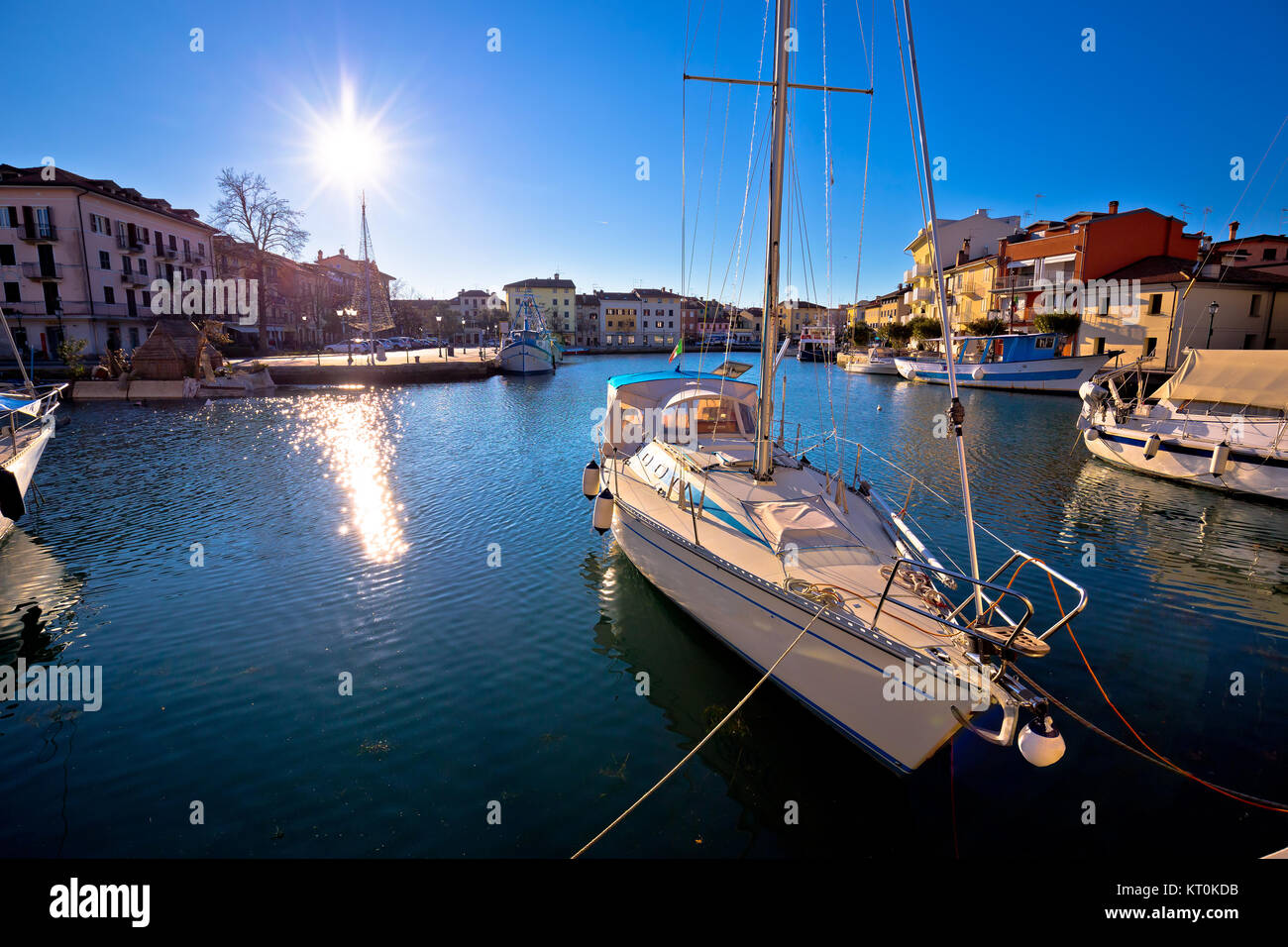 Town of Grado waterfront view Stock Photo - Alamy