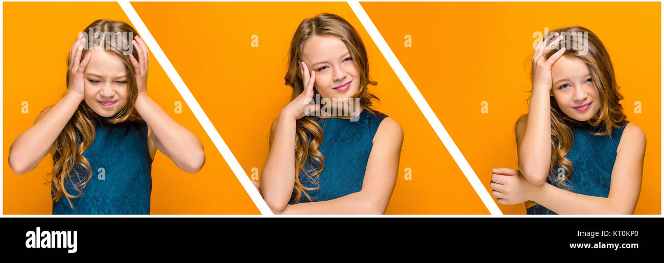 The face of sad teen girl Stock Photo - Alamy