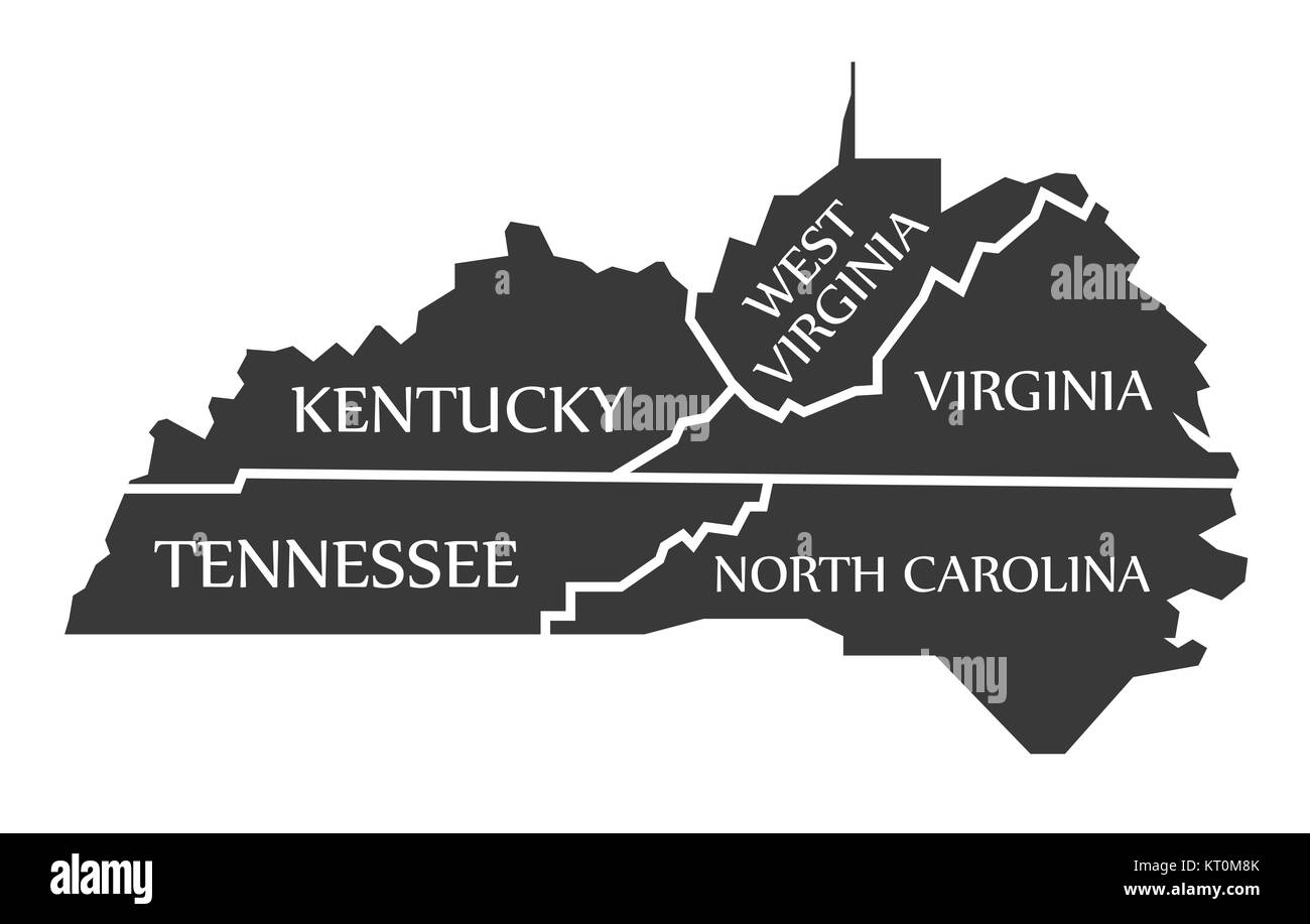 North carolina west virginia Cut Out Stock Images & Pictures - Alamy