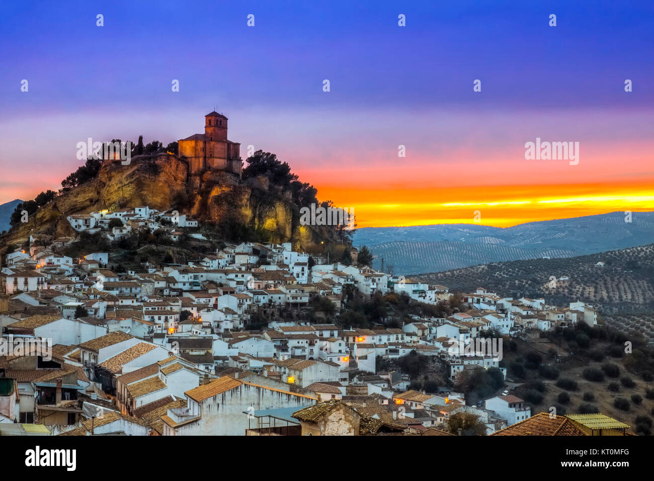 Montefrio moorish castle hi-res stock photography and images - Alamy