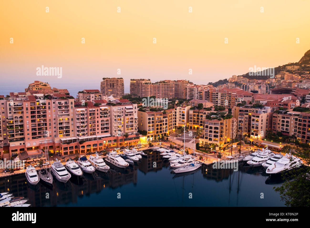 Port of Monaco. Seascape Stock Photo - Alamy