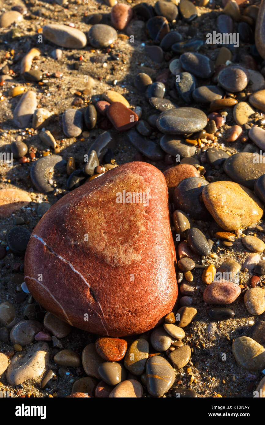 Heart shaped stone Stock Photo - Alamy