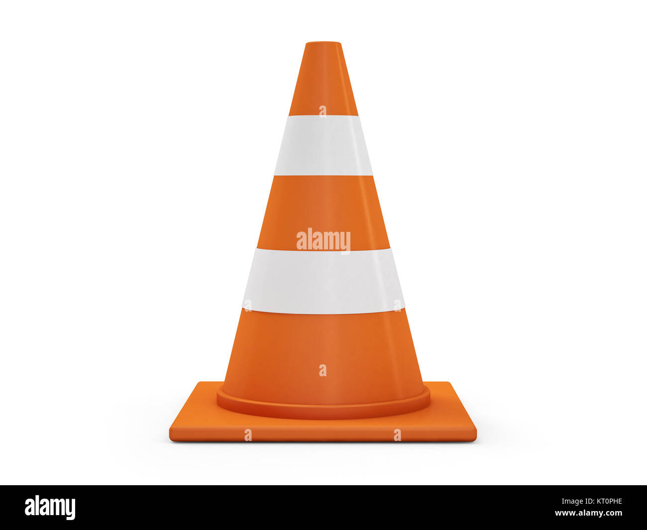 Orange road cones hi-res stock photography and images - Alamy