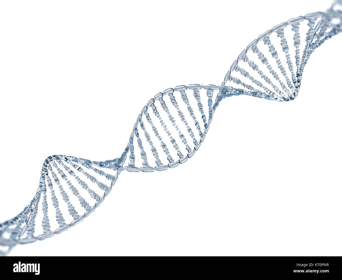 Glass dna model. 3D rendering Stock Photo - Alamy