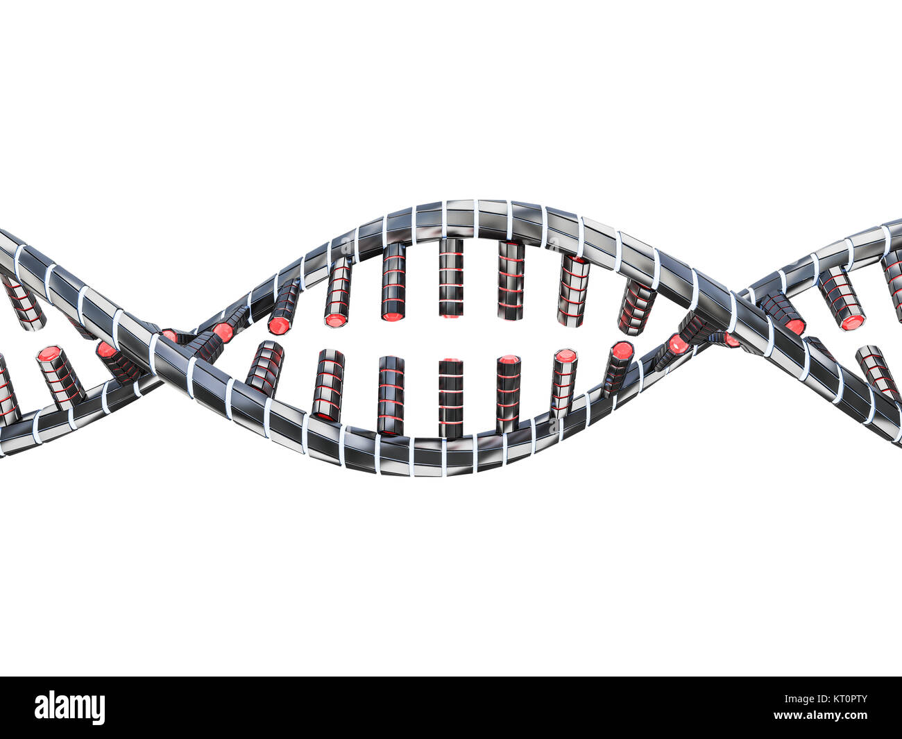 Computer dna model Cut Out Stock Images & Pictures - Alamy