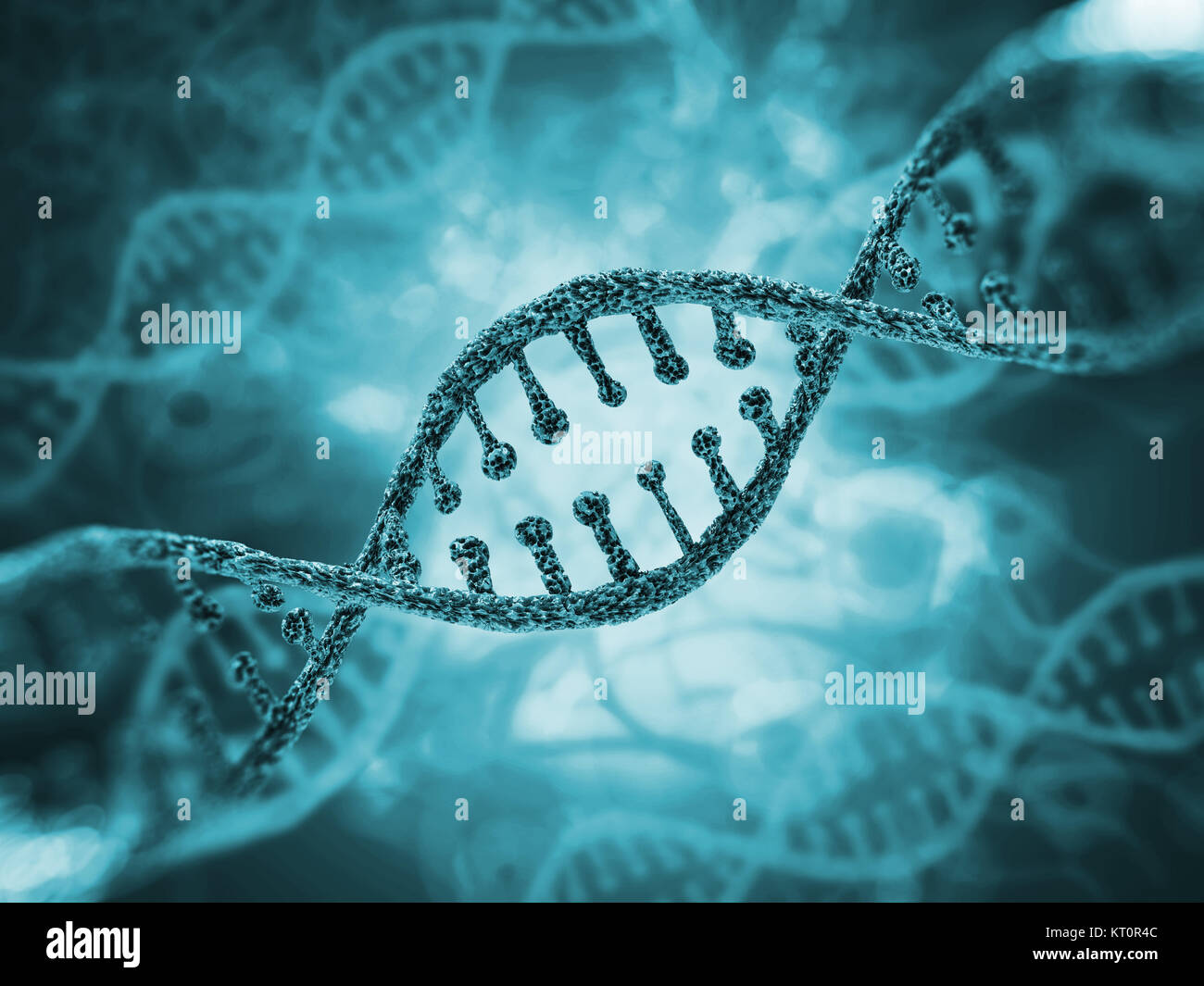 Dna biology chromosome evolution genetic helix render spiral hi-res ...
