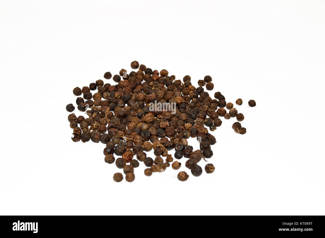 Close up cracked black pepper Cut Out Stock Images & Pictures - Alamy