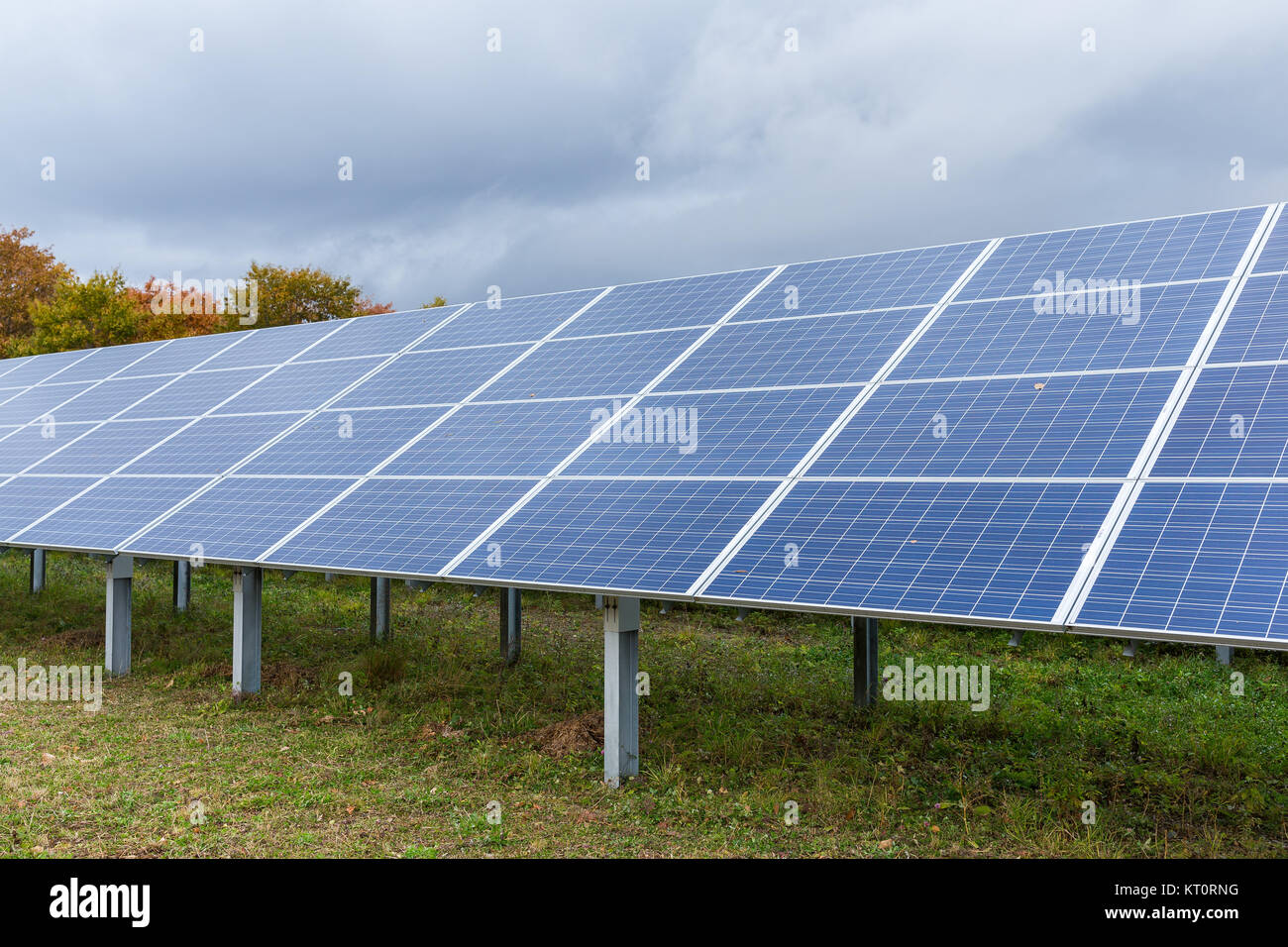 Solar power panel plant Stock Photo - Alamy