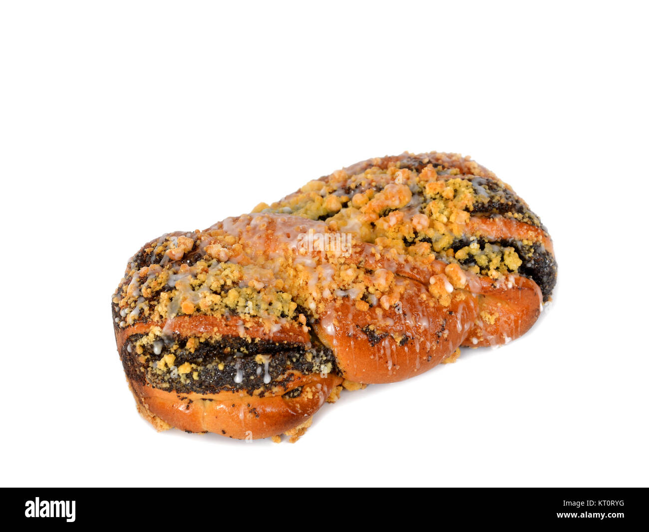 Poppy braid with sprinkles Stock Photo - Alamy